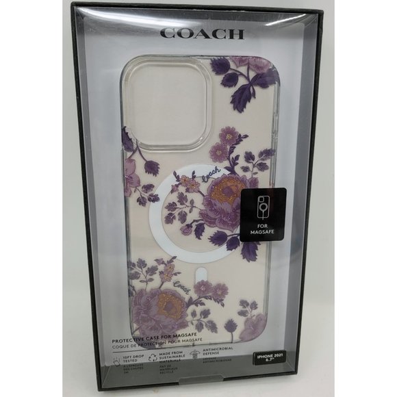 Coach | Accessories | Coach Protective Case For Apple Iphone 3 Pro Max 67 Moody Floral W Magsafe ...